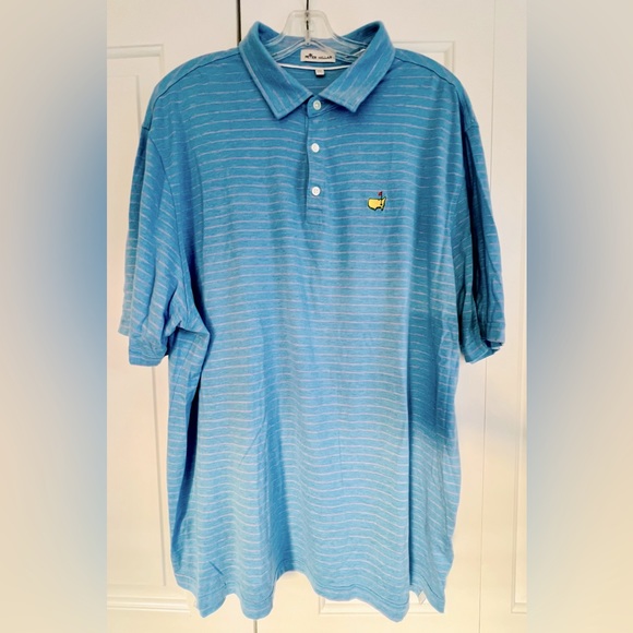 Peter Millar | Shirts | Peter Millar Masters Logo Polo | Poshmark